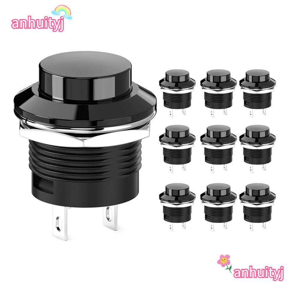 AHTY Momentary Push Button Switch, Mini No Lock, High Quality Round ...