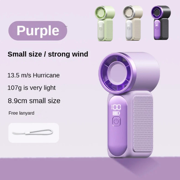 3000mAH X688 Portable Handheld Fan USB Rechargeable Mini Cooling Fan ...