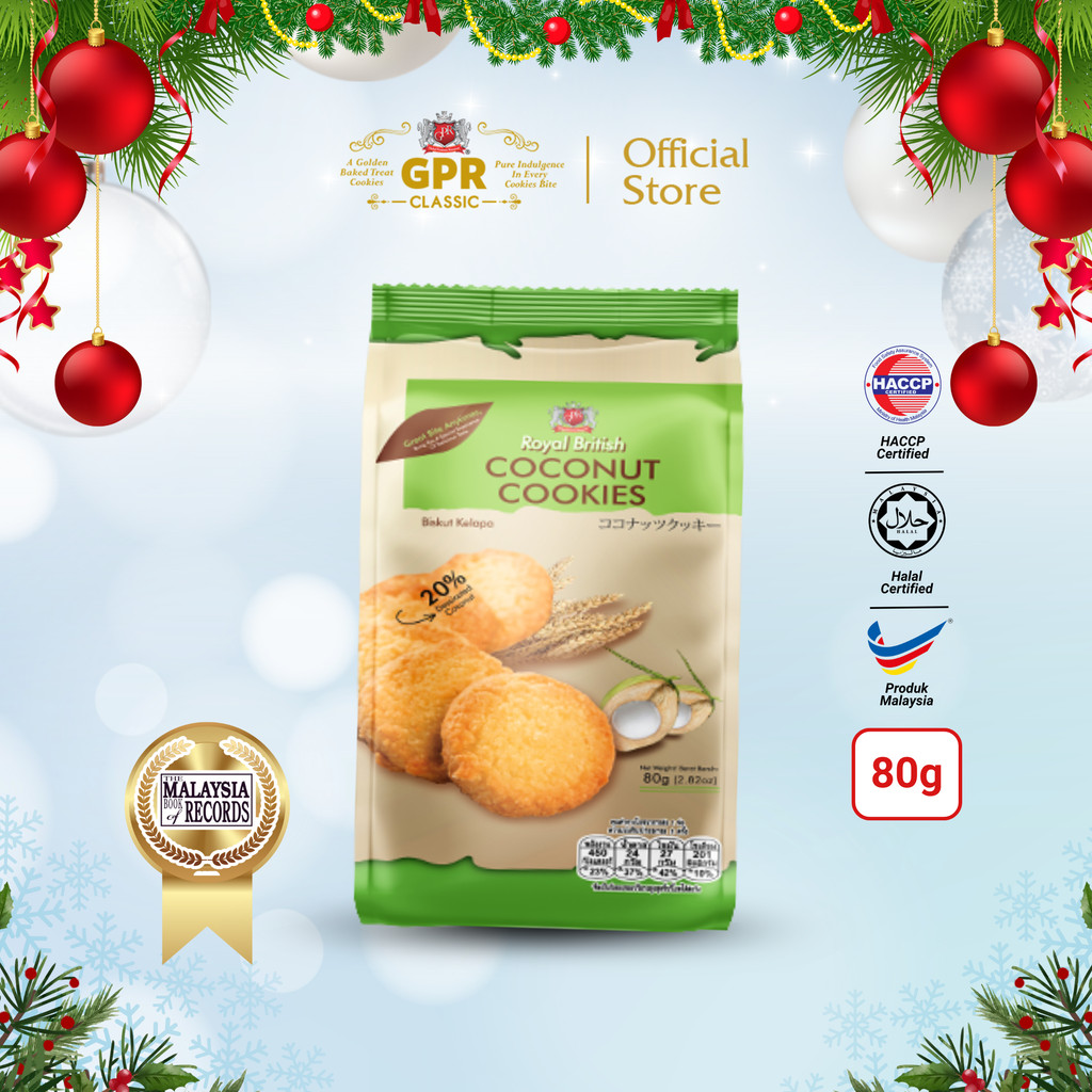 GPR Classic Coconut Cookies Foil (80g) | Shopee Malaysia