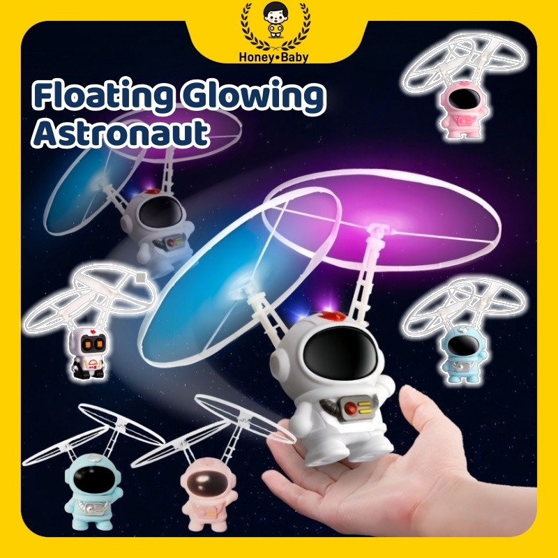 Floating Astronaut Robot Flying Toy Induction Magic Ball with Lights ...