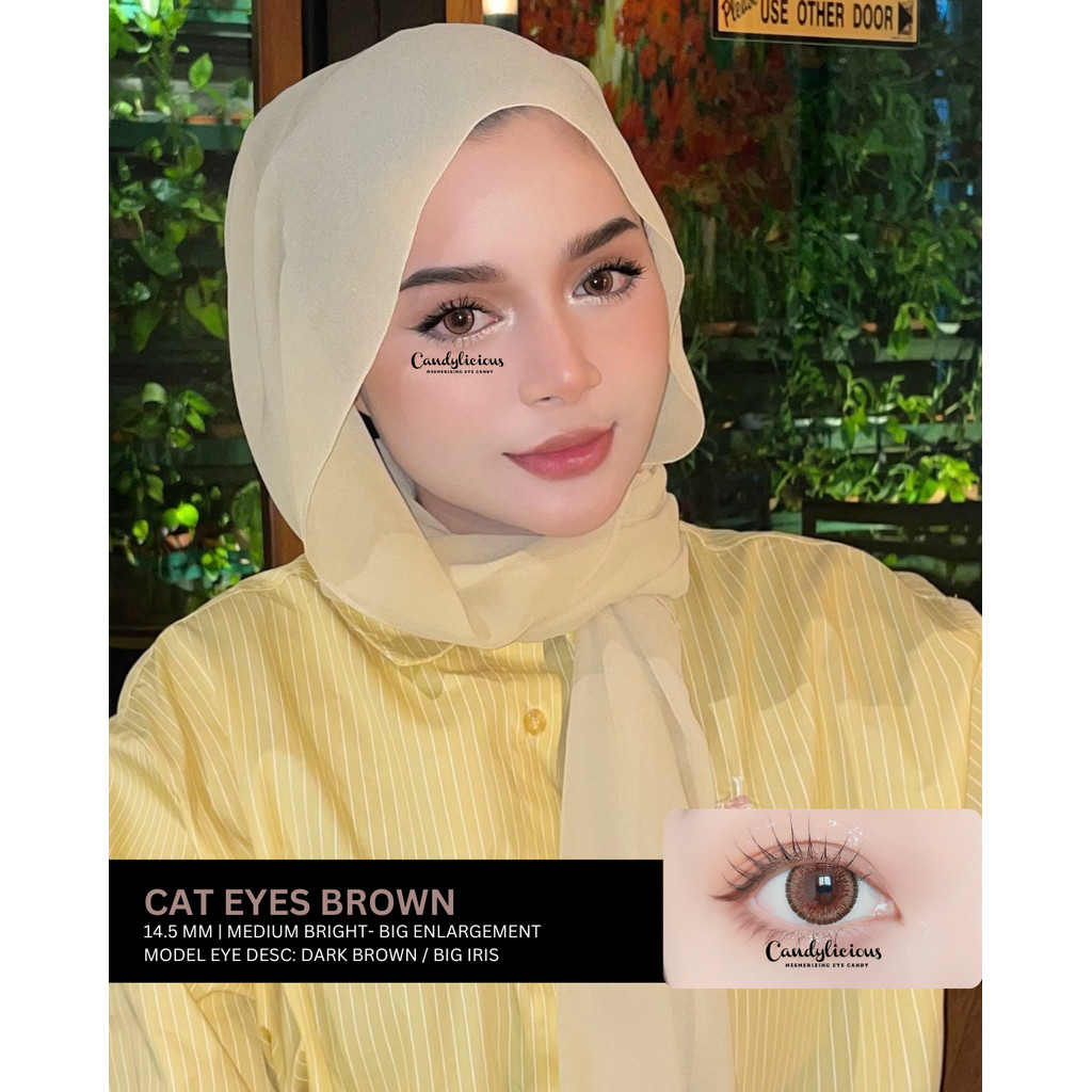 Cat Eyes | CAN-017 | 14.5mm [Power 0-1000] Candylicious Contact Lens ...