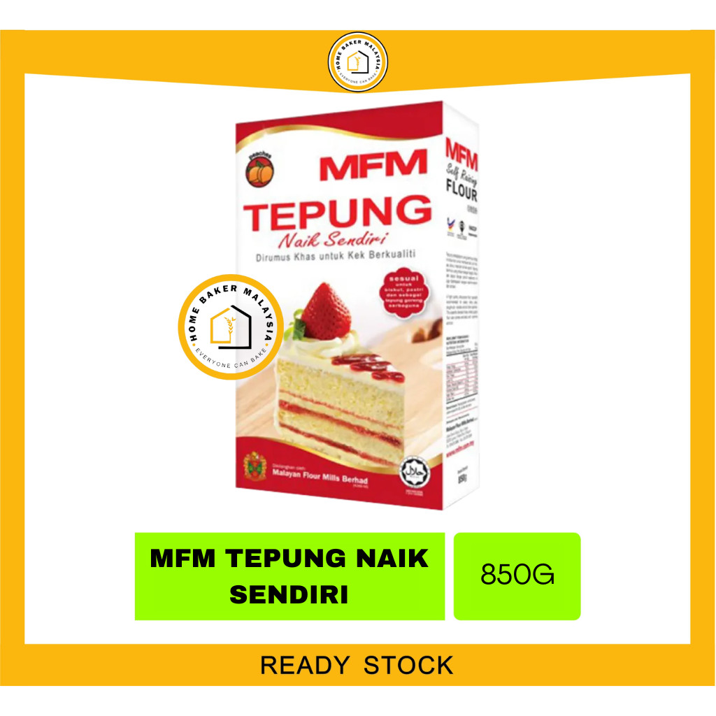 MFM TEPUNG NAIK SENDIRI / SELF RAISING FLOUR 850G - HOME BAKER MALAYSIA ...
