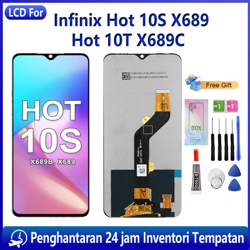 [Promosi!] ORIGINAL LCD Untuk Infinix Hot 10S X689 / Hot 10T X689C ...