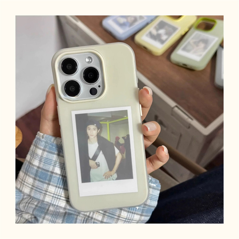 Candy Solid Color 2 in1 Can Place Cards Case Compatible for IPhone 11 ...