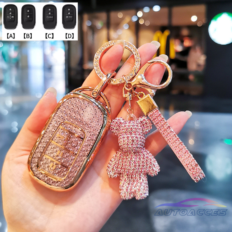 Luxury Car Key Case Key Holder For Honda HRV 2022-2026 HRV RS Civic RS ...
