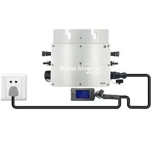 hot originalDual Multiple DC Output 120V/230V AC Solar Micro Inverter ...