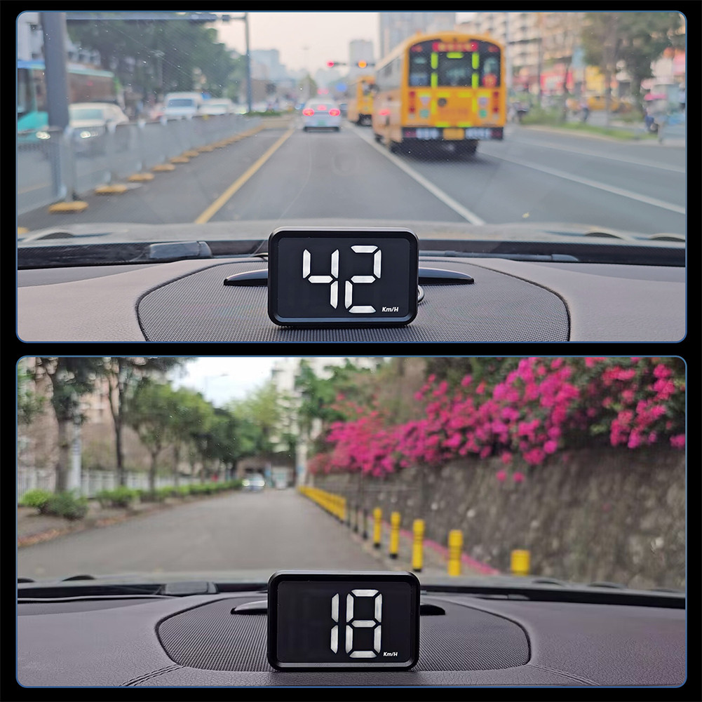 [Fast Arrival] GPS KMH MPH HUD Speed Meter Head Up Display Digital ...