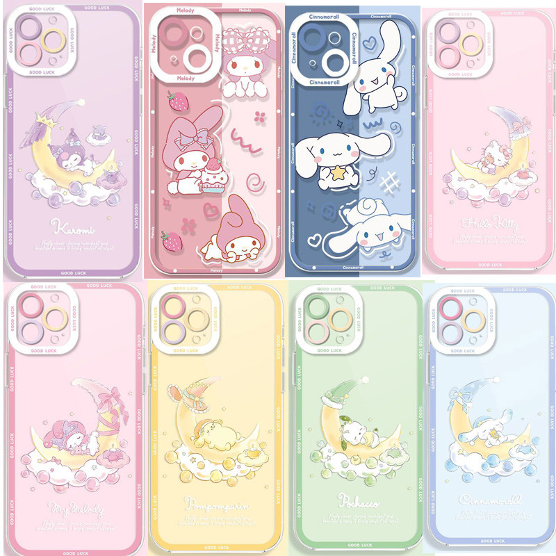 Cartoon Moon Kuromi Melody Cinnamoroll Cover For Samsung Galaxy A15 A56 ...