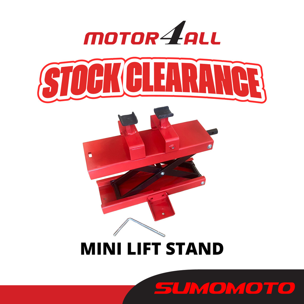 CLEARANCE SUMOMOTO MOTORCYCLE CENTER SCISSOR LIFT JACK STAND (MTS2058 ...