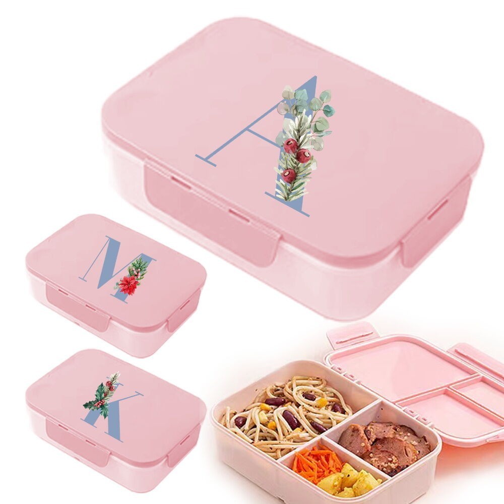 Picnic Lunch Box Separated Large Capacity Multiple Colors with Cutlery ...