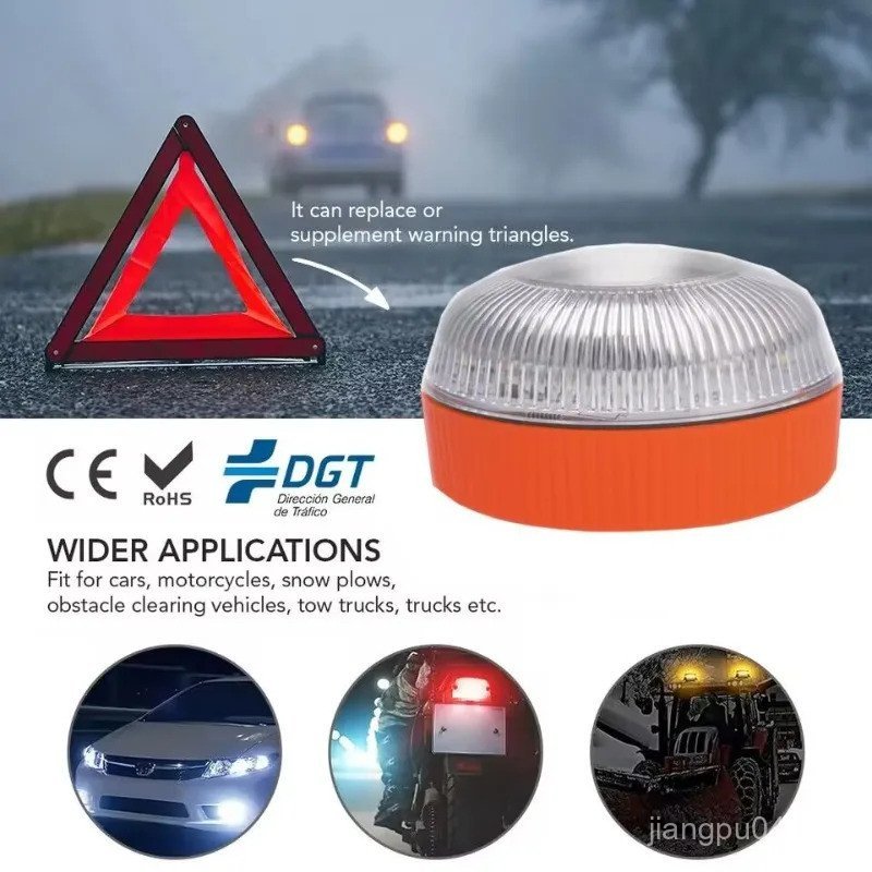 Spain Car Emergency Light Signal V16 Homologated Dgt Approved Beacon ...