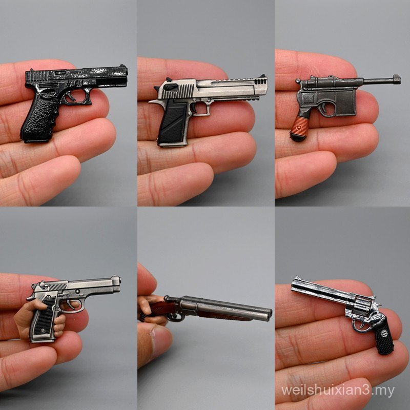 Weapon Pistol Model 1/6 Soldier Accessories Resident Evil Miniature ...