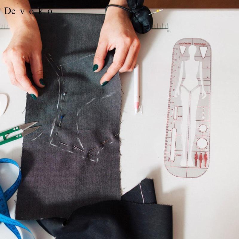[Devoko] Fashion Drawing Template, Ruler, Models, Fashion Illustration ...