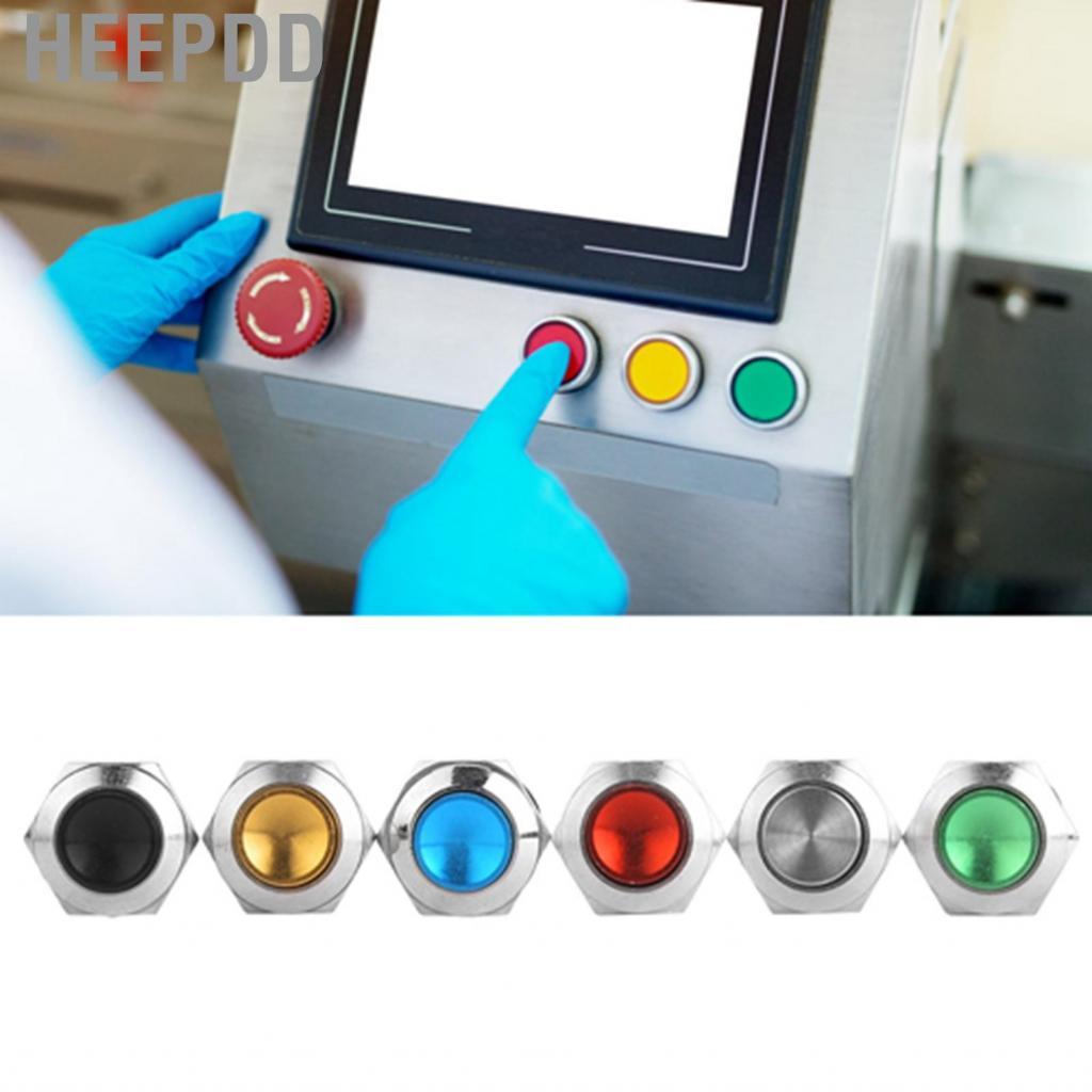 HEEPDD Push Button Reset Switch 6pcs Different Color Metal Switches for ...