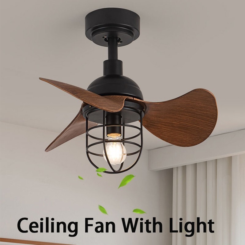 22 Inchs Household Old School Ceiling Fan Light Bedroom Small Ceiling ...