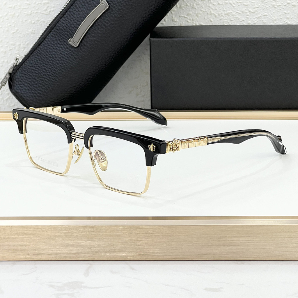 Chrome Hearts 2025 New Heavy Industry Plain Face Female Optical Glasses ...