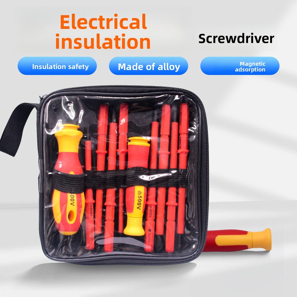 10-in-1 Insulated Screwdriver Set, Electrical, Household & Industrial ...