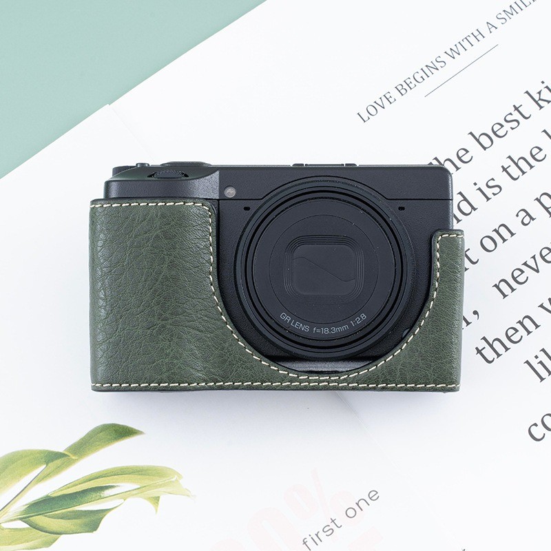 GR4 PU Leather Camera Half Base Body Case Cover Shell for Ricoh GR IV ...