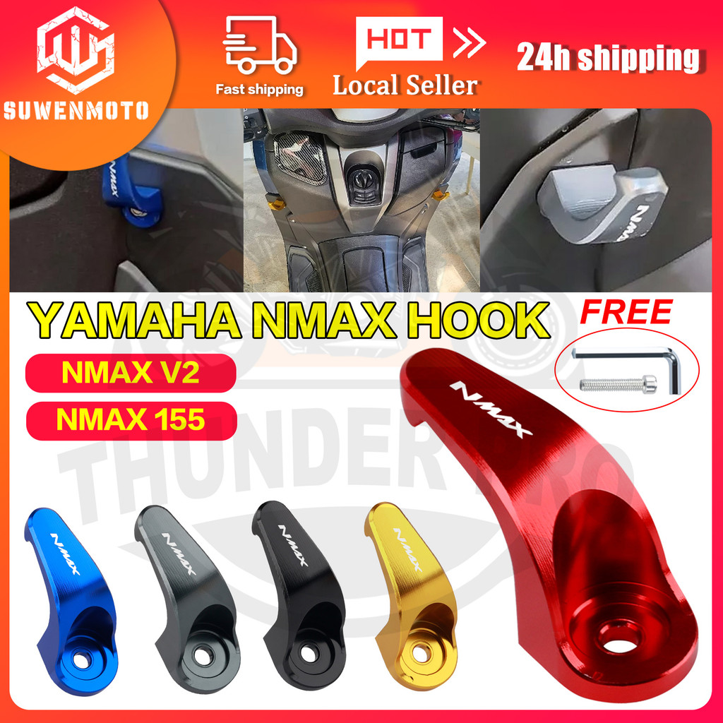 Motorcycle Luggage Hook Suitable For Yamaha NMAX 155 NMAX V2 2020-2023 ...