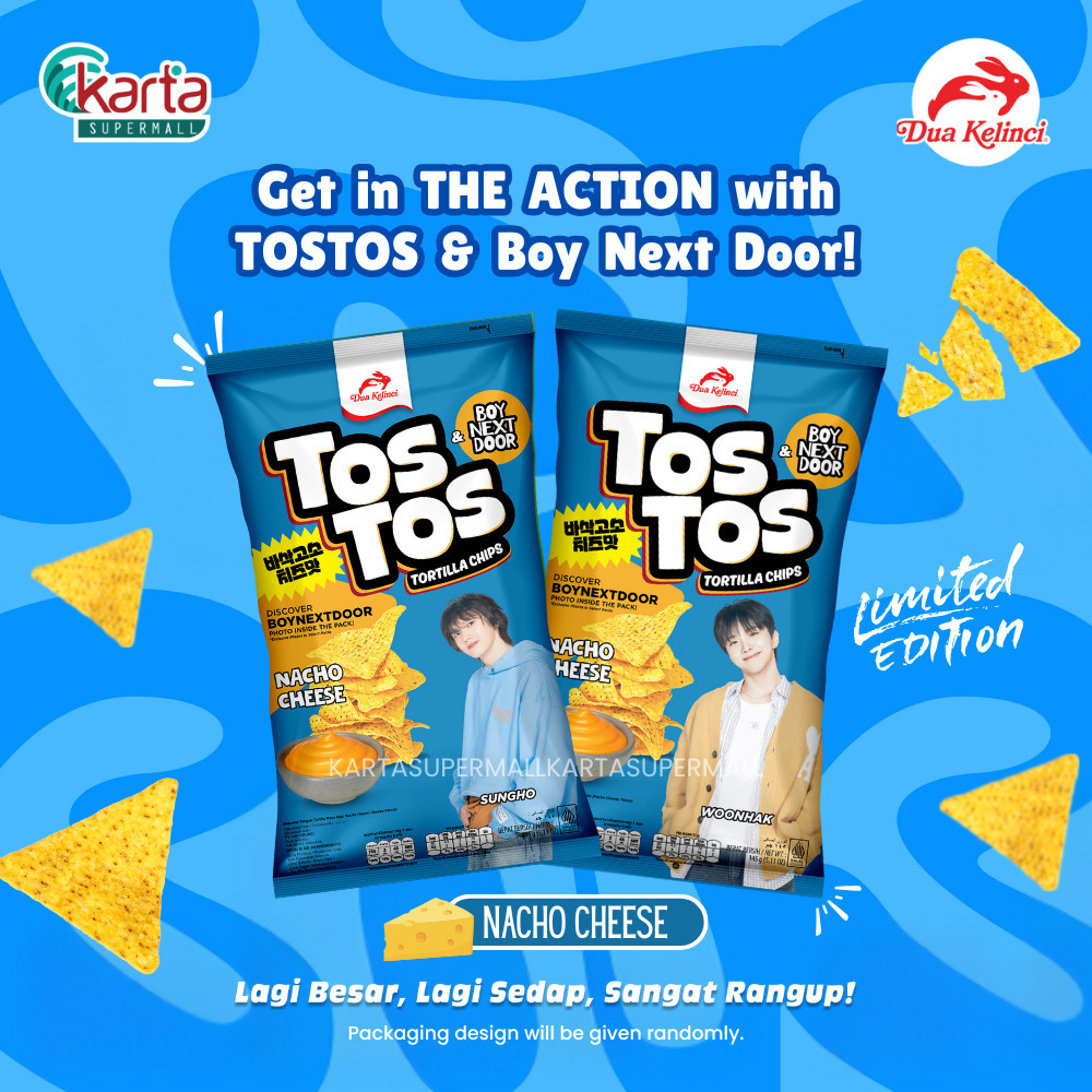 TOSTOS Tortilla Chips Nacho Cheese 145g (BoyNextDoor Limited Edition ...