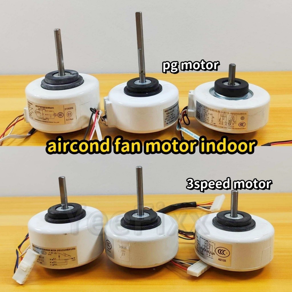YeeFixx indoor fan motor inner blower Aircond 3 Speed / PG wire 1hp 1 ...