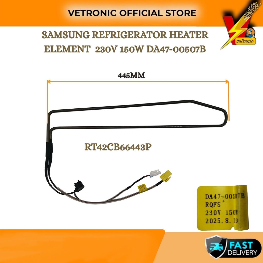 DA47-00507B SAMSUNG RT42CB66443P REFRIGERATOR DEFROST HEATER/FRIDGE ...