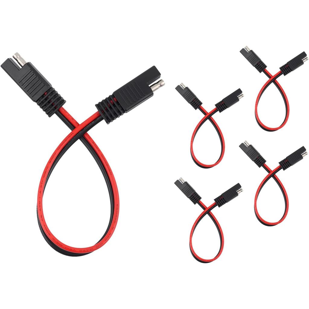 5PCS SAE Connectors Quick Disconnect Wire Harness,2 Pin SAE Plug with ...