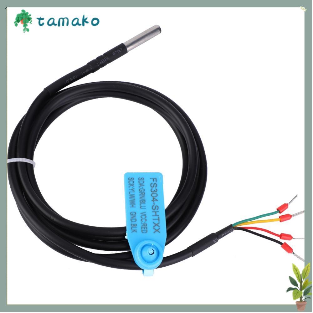 TAMAKO Soil Sensor, I2C Interface Stainless Steel Temperature ...