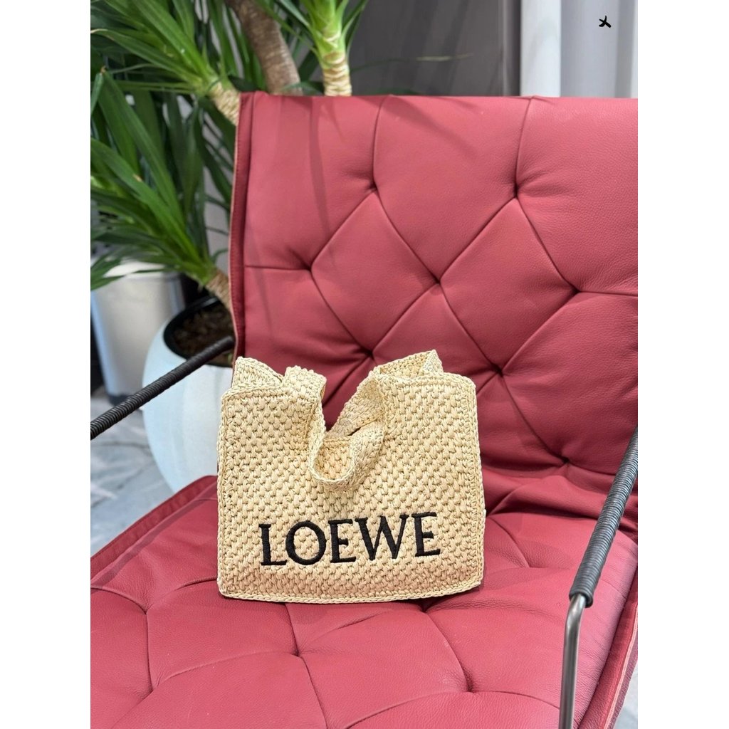 LOEWE/LOEWE Straw Bag Shopping Bag Tote Bag Handbag | Shopee Malaysia