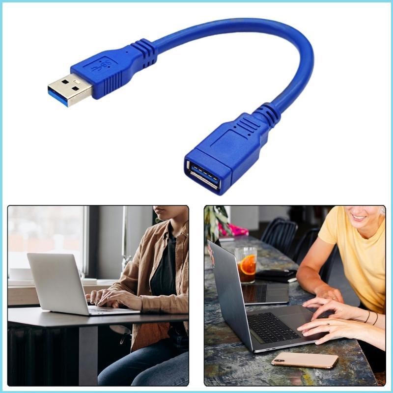 RUN USB 3 0 Extension Cable Male to Female Connector Line Short Cord ...