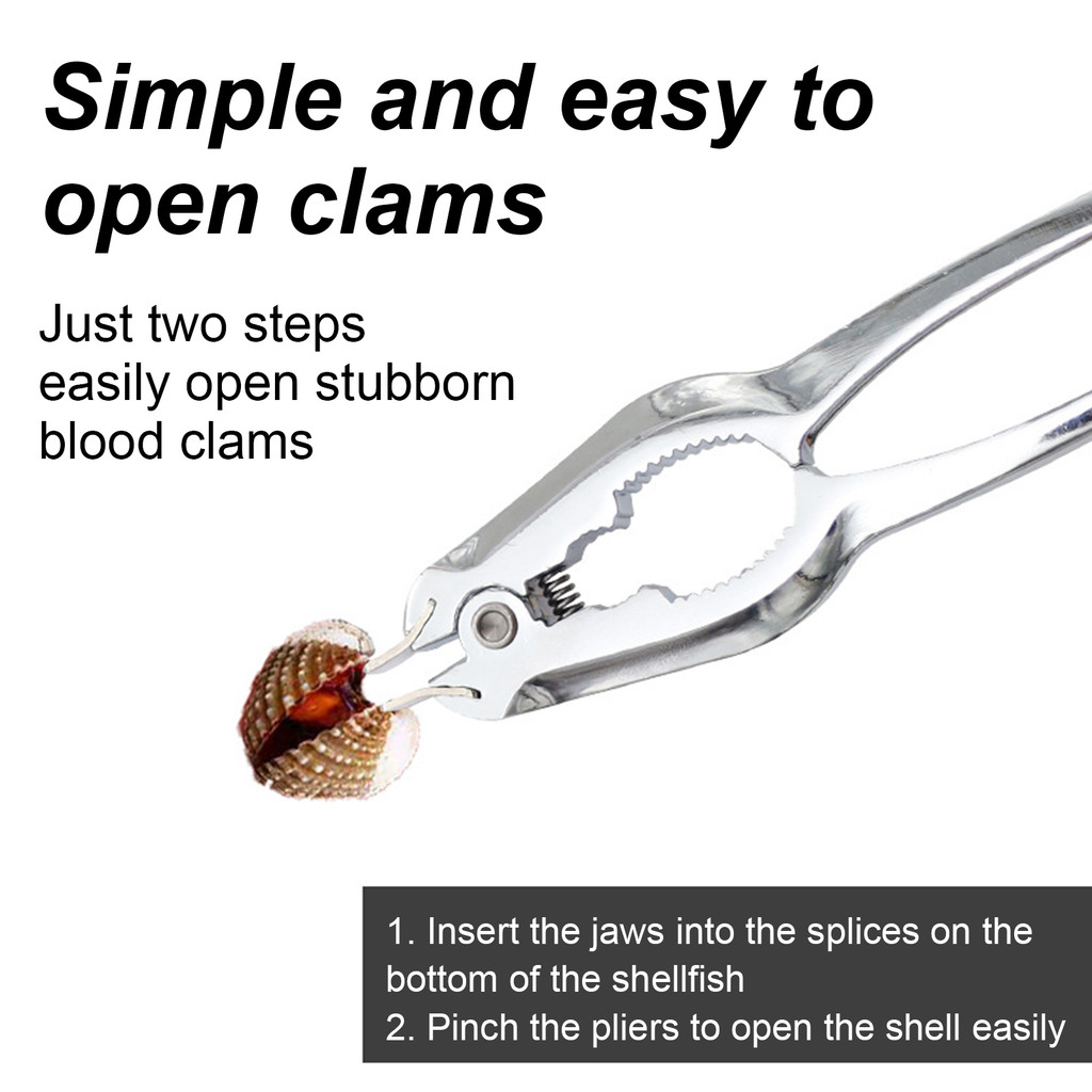 Mirror-Life Stainless steel nut clamp pliers shell fish crab shell ...