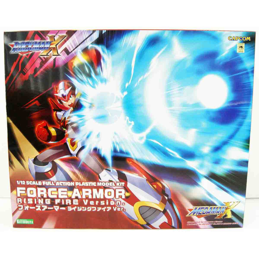 Kotobukiya 1/12 Rockman X Force Armor Rising Fire Ver. Plastic Model ...