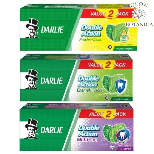 Darlie Double Action Toothpaste (Darlie 225g x 2 / Darlie 250g / Darlie ...