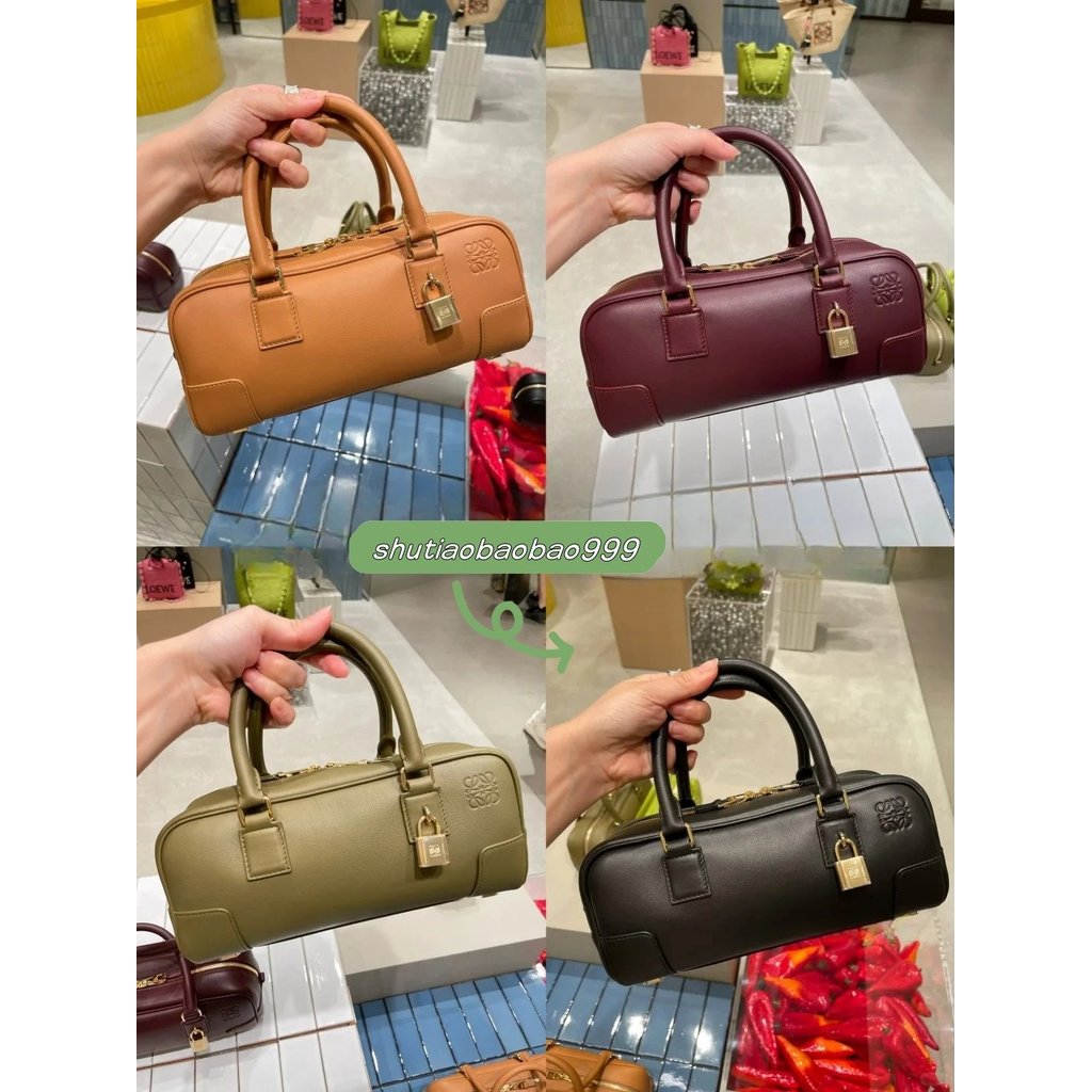 LOEWE/LOEWE Mini Amazona 23 Cropped Bowling Bag | Shopee Malaysia