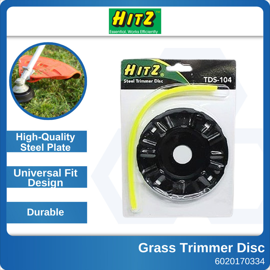 Hitz TDS-104 Steel Brush Cutter Grass Trimmer Disc | Heavy Duty Steel ...