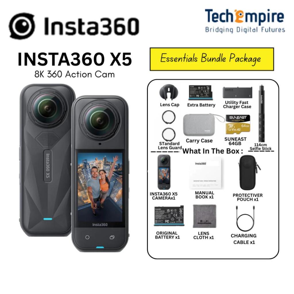 Insta360 X5/Insta360 One X5/The Ultimate 8K 360º Action Camera ...