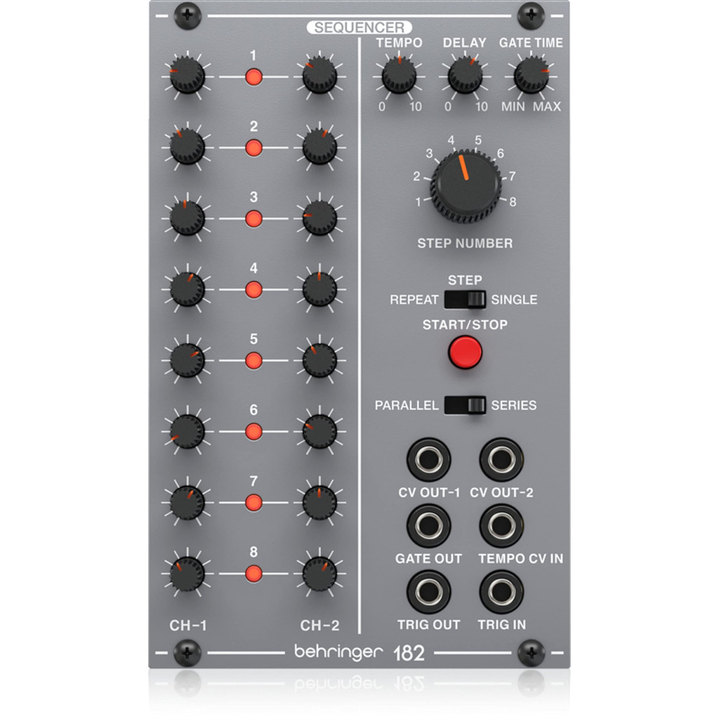 Behringer Analog Synthesizer Eurorack Module 2-Channel 8-Step Sequencer ...