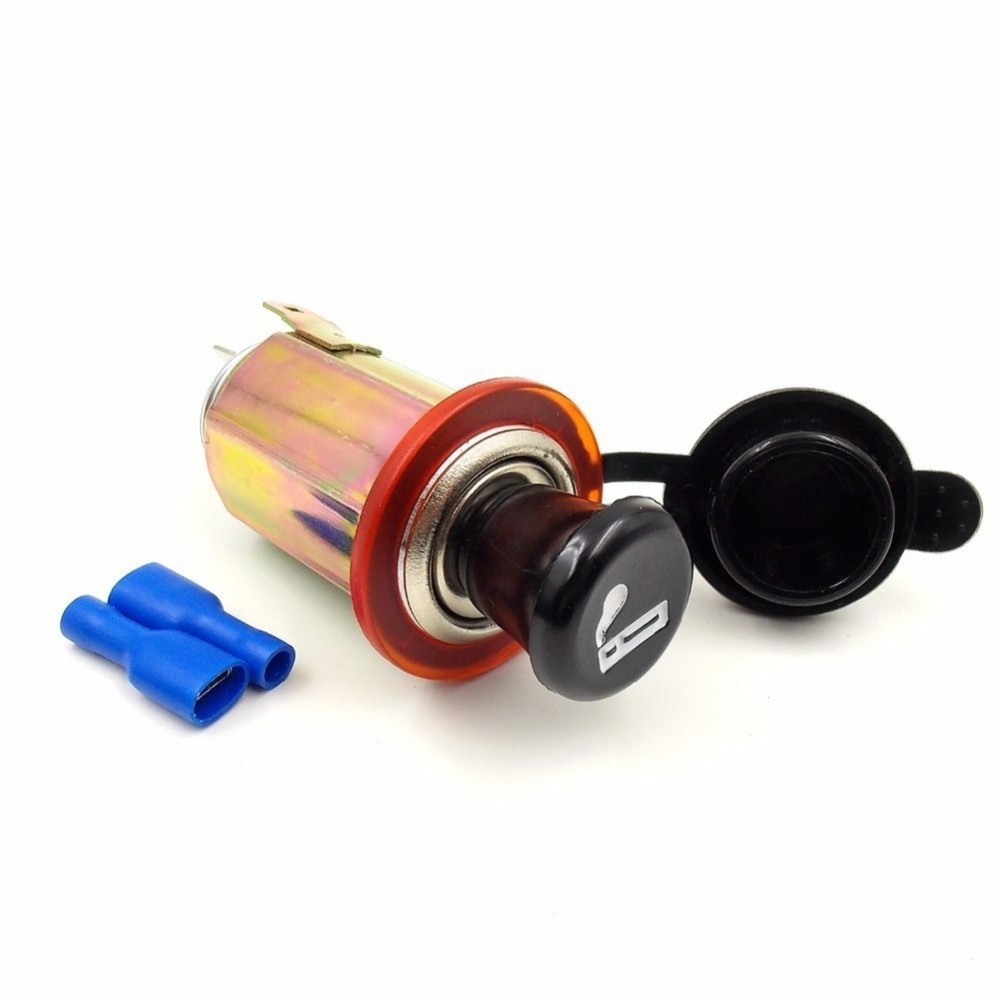 12V 24V Power Outlet Dust Cover Supports Up To 120W Threaded Retaining ...