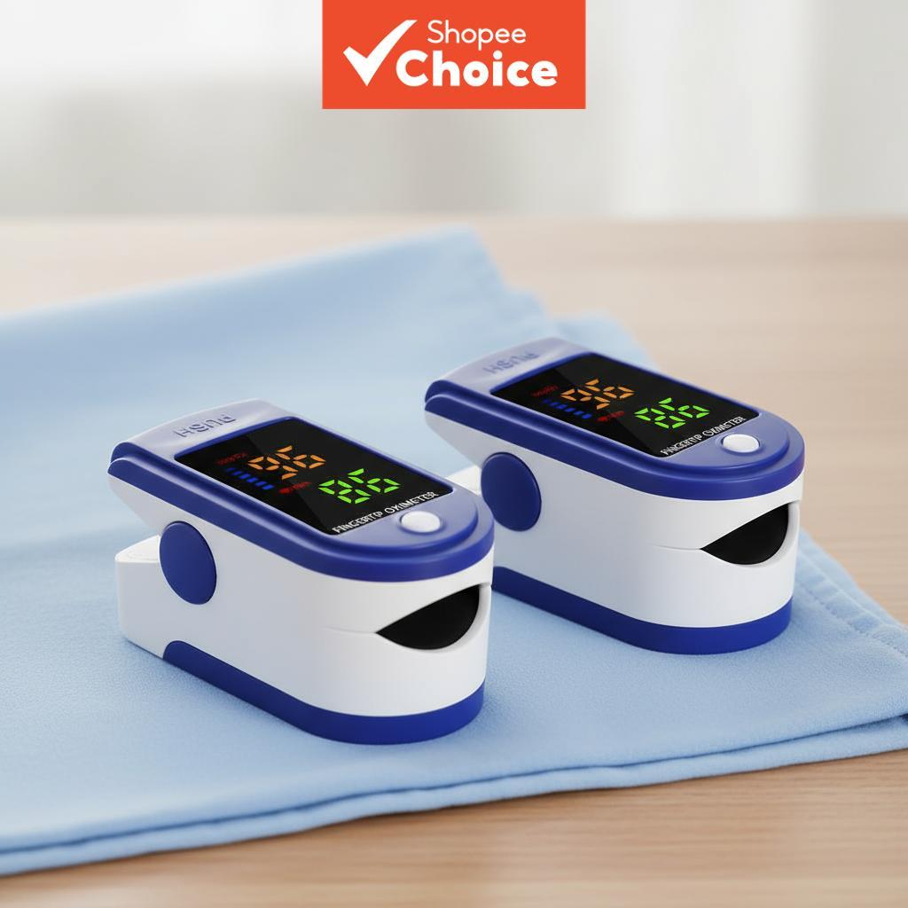 Portable Finger Pulse Oximeter for Home Blood Oxygen Monitoring - Clip ...