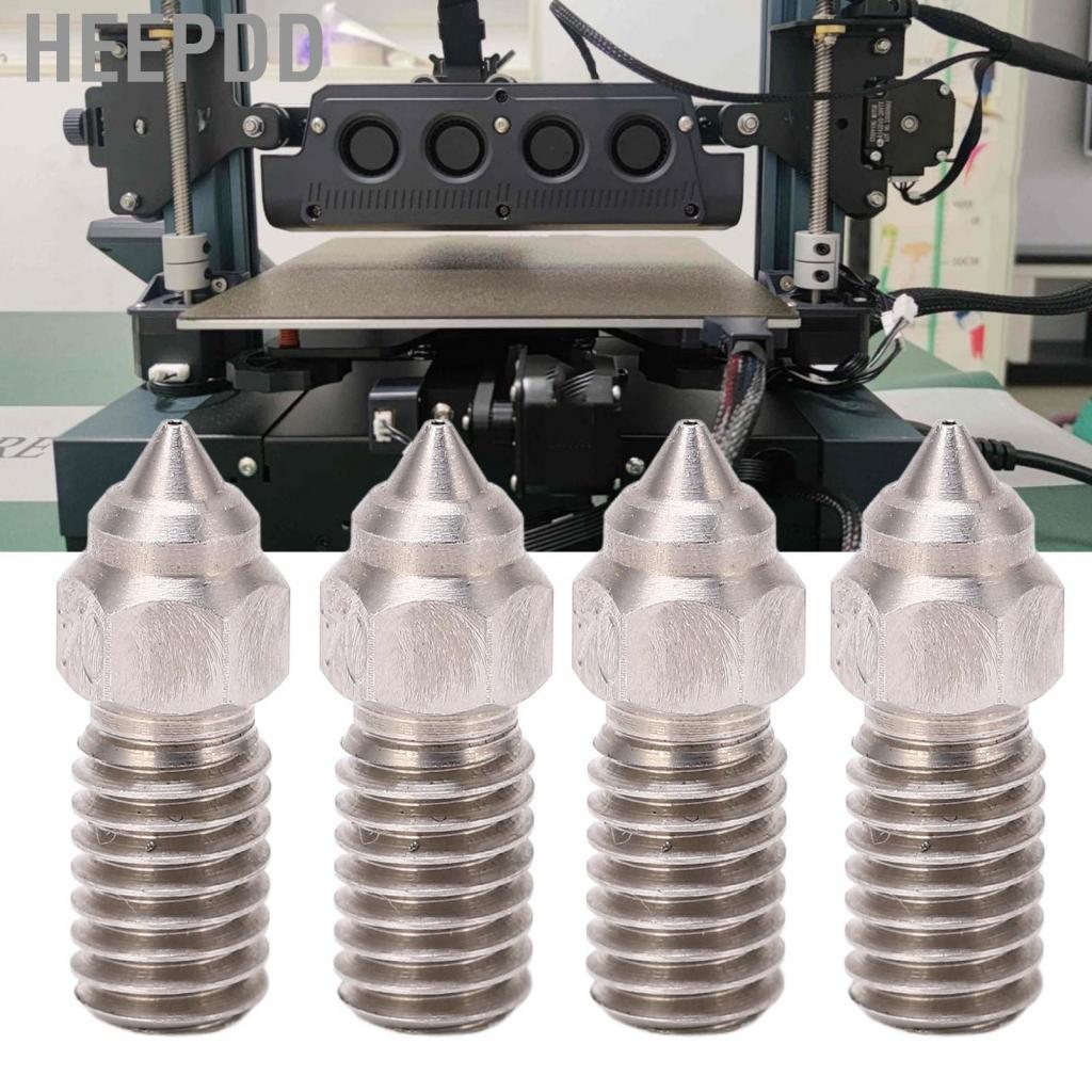 HEEPDD 0.4mm 3D Printer Nozzles High Flow Temperature Stainless Steel ...