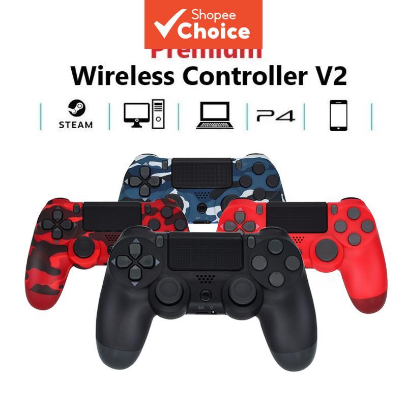 Wireless Game Controller Vibration Gamepad Joystick for PC Android ...