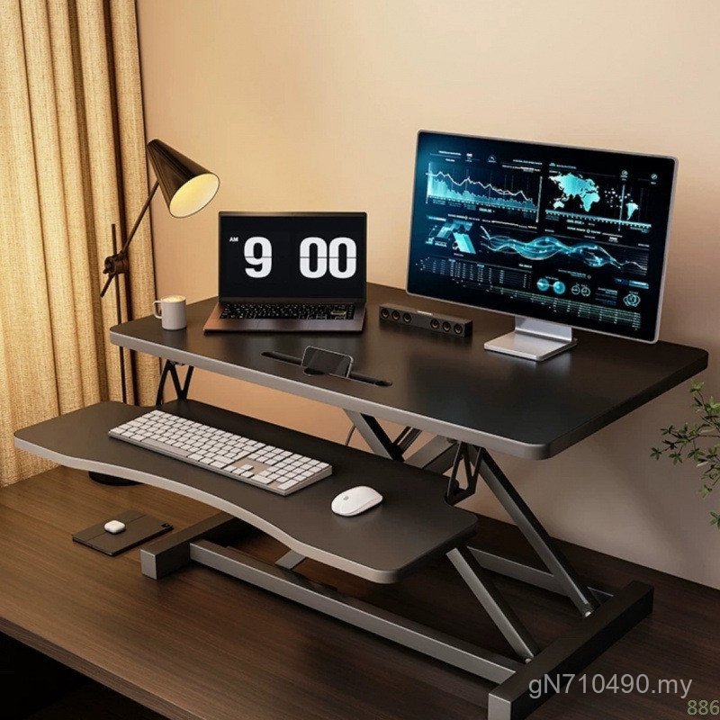 Up Lift Computer Desk Desktop Computer Standing Notebook Workbench ...
