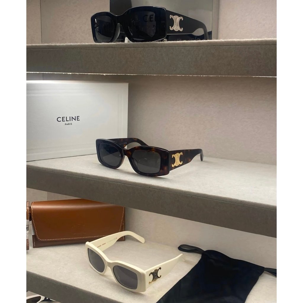 CELINE Celine 40282u Arc de Triomphe Square Sunglasses Sunglasses Face ...