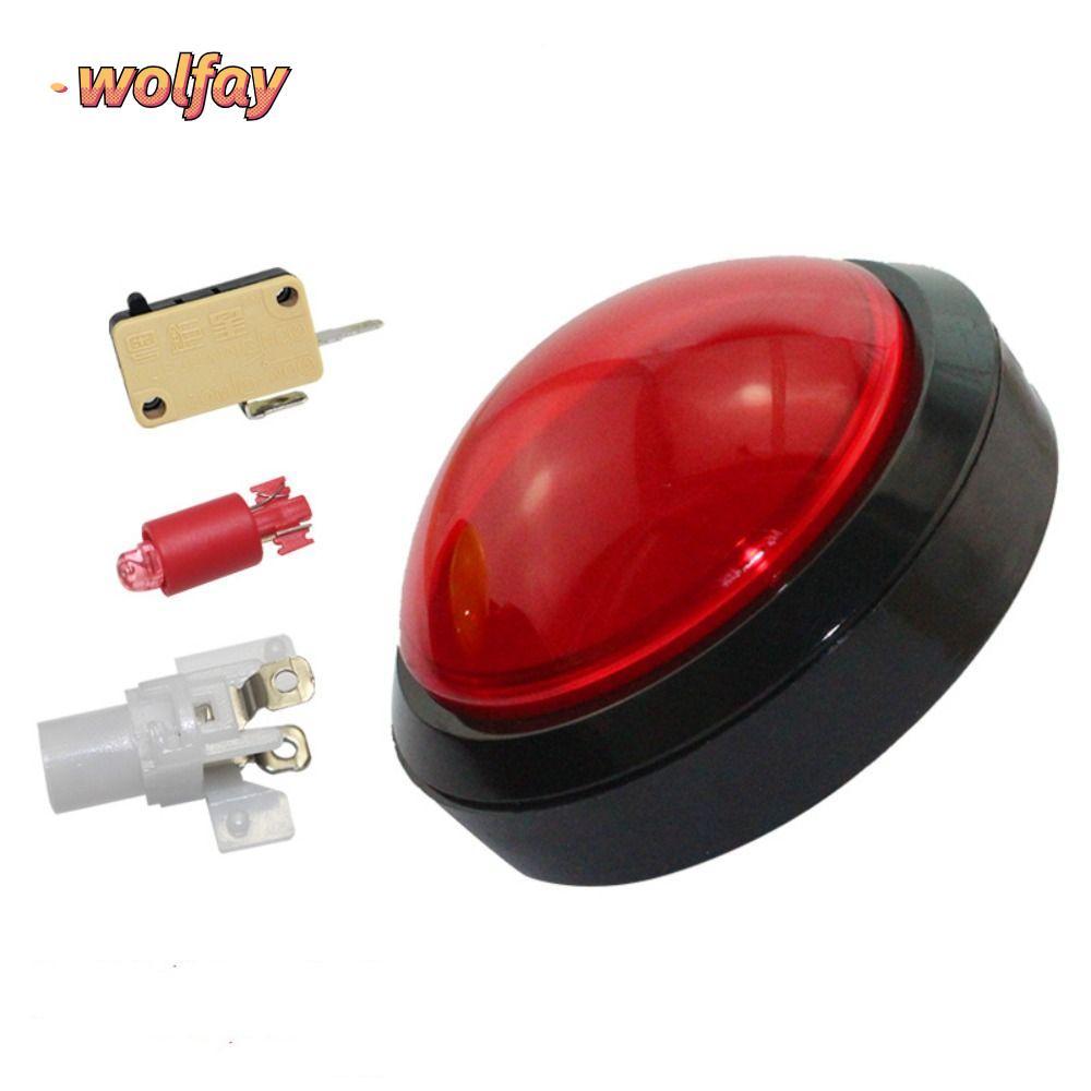 YOLANDA Push Button Switch, Red Color Self-resetting Jumbo Dome Shaped ...