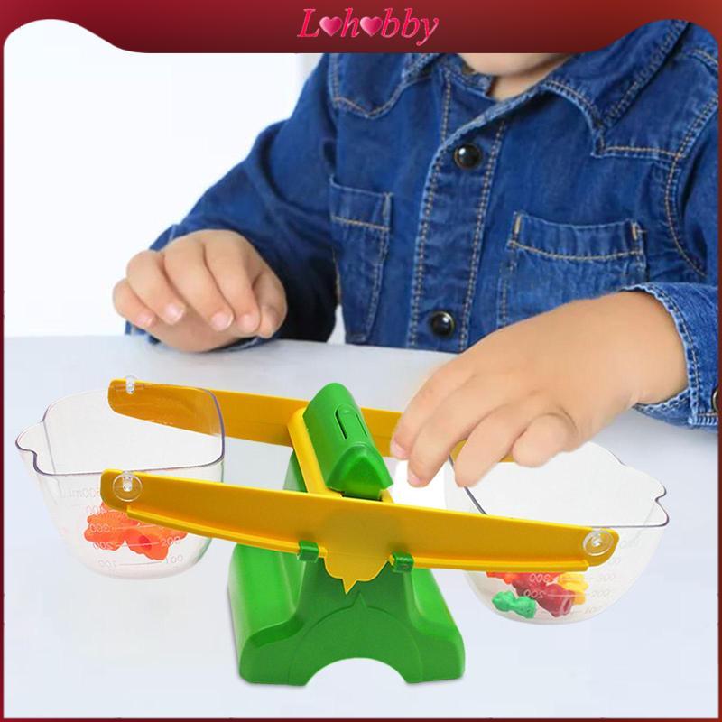 Lohobby Double Pan Balance Scale Preschool Kids Scale for Subtracting ...