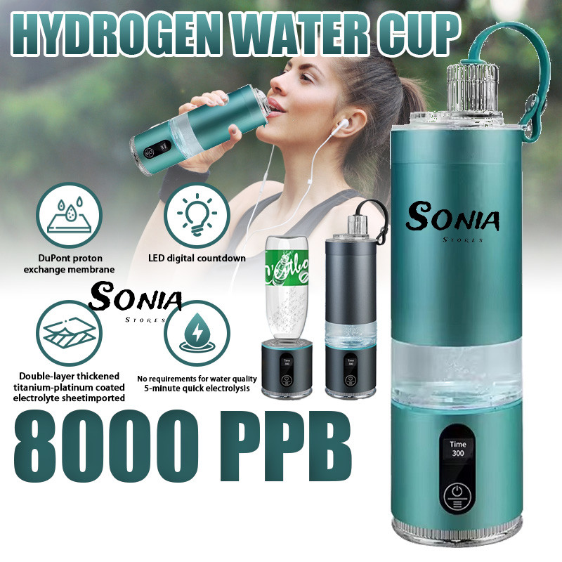 [Latest Version 2-in-1] 8,000PPB High-Concentration Hydrogen Water ...
