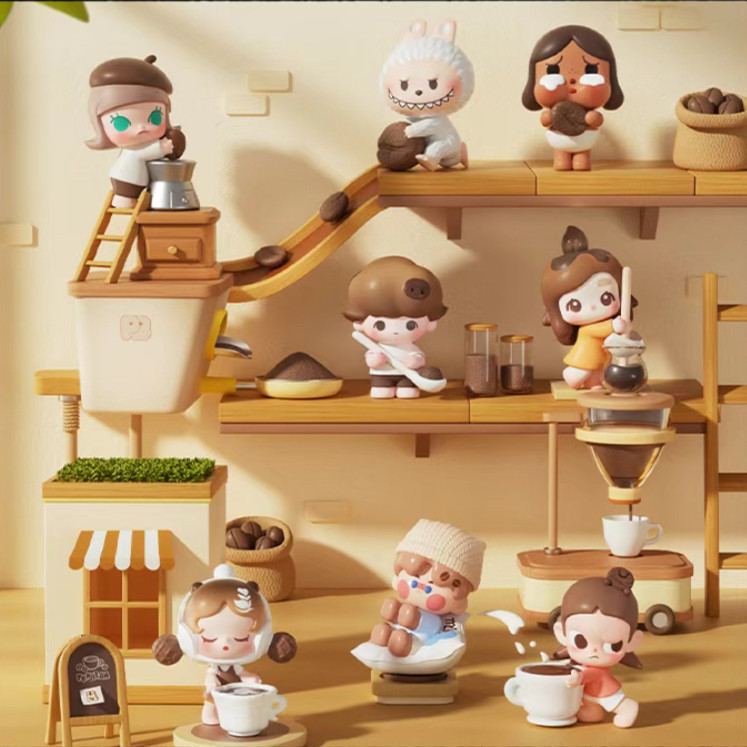 1 Box Popmart Coffee Factory Series Mini Figures | Shopee Malaysia