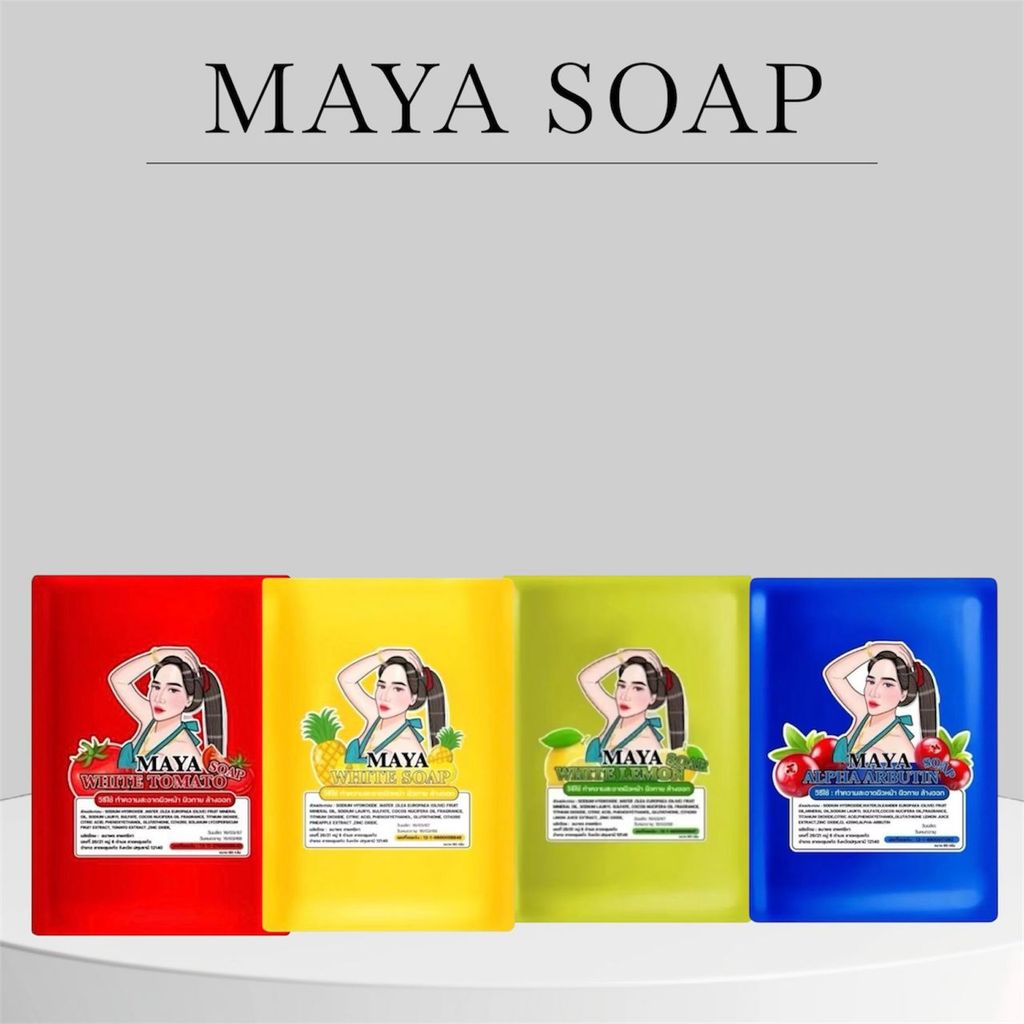 MAYA SOAP WHITE ALPA ARBUTIN ( BIRU)/WHITE LEMON ( HIJAU)/ WHITE ...