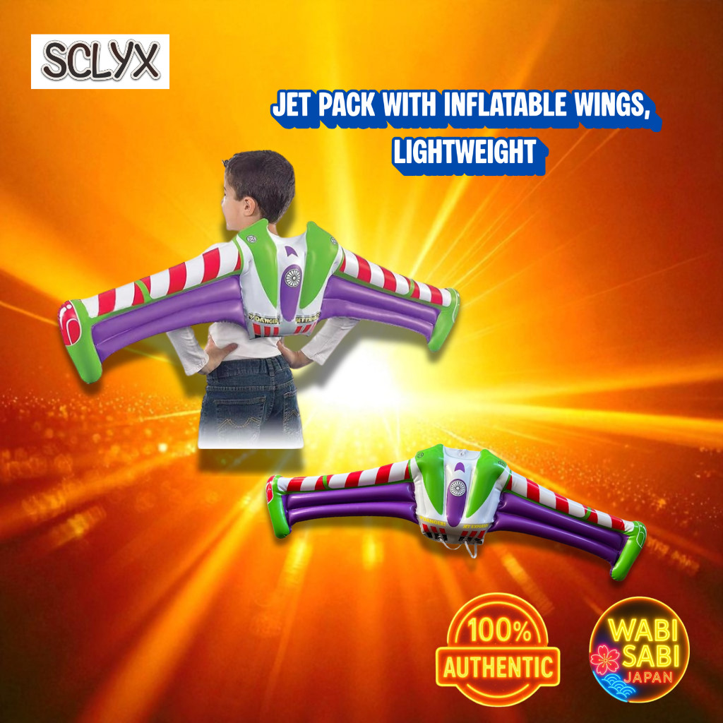 Inflatable Jet Pack 🛩️ Lightweight, Hand Pump, Adjustable Straps, Kids ...
