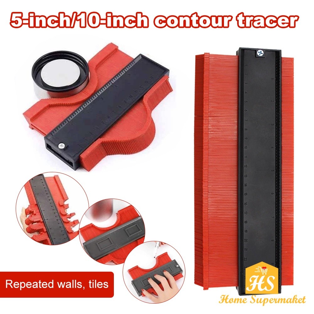 5/10in Contour Gauge / Multifunctional Measuring Tool Contour Profiler ...